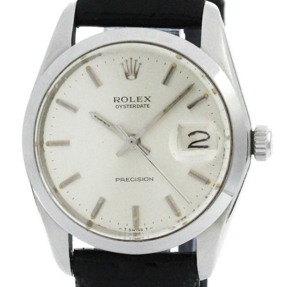 Rolex | Accessories | Vintage Rolex Oyster Date Precision 6694 Steel ...